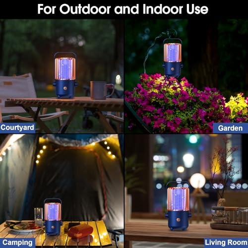 Stingmon Bug Zapper Outdoor Indoor, Electric Rechargeable Mosquito Zapper Fly Zapper, IPX4 Waterproof Insect Fly Trap, Mosquito Killer Lamp for Home, Backyard, Patio, Camping