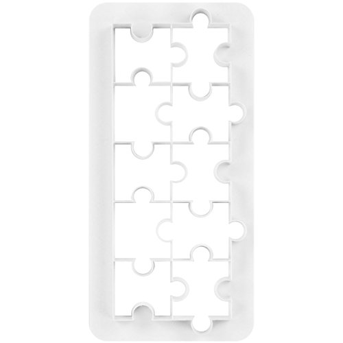 PME Geometric Multicutter for Cake Design-Puzzle, Large, White