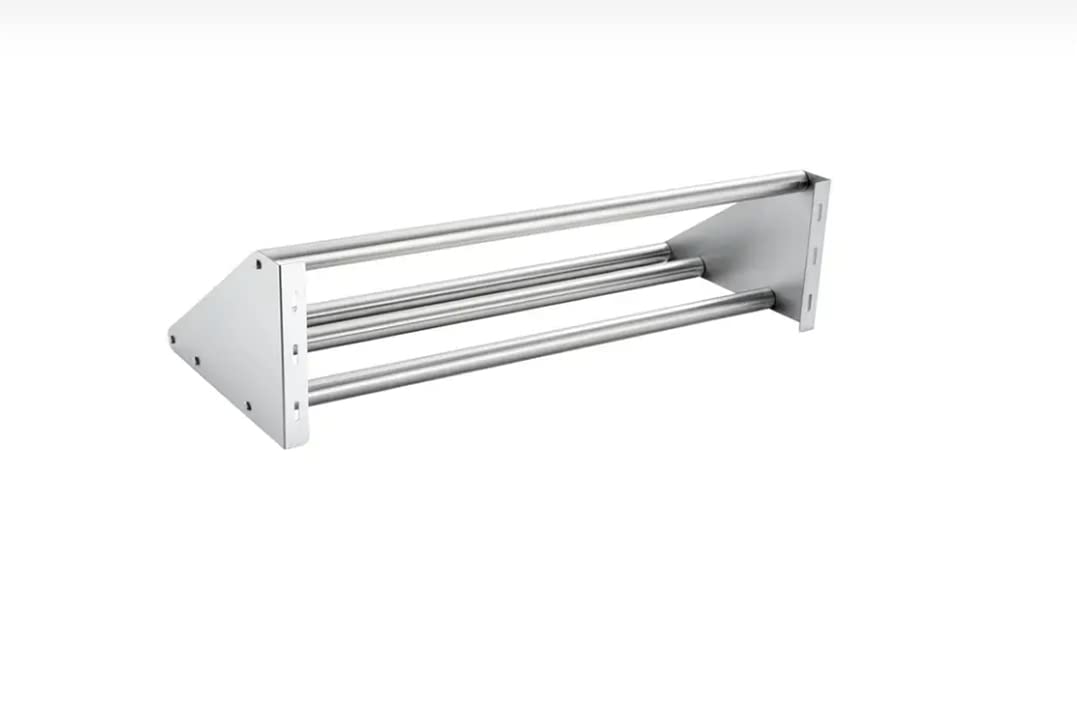 Tubular Rack, Shelf - Wall Mounted - 42" - 1 Count Box, Wall Mounted Tubular Shelf is Strong and Sturdy, Stainless Steel Tubular Rack for The Kitchen.