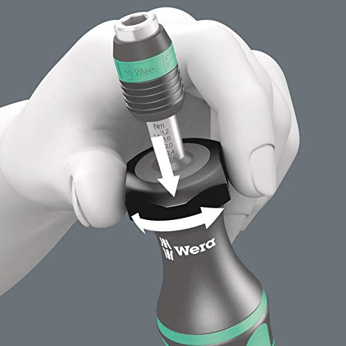 Wera - 5074739001 Kraftform 7440/41/42 Torque Screwdriver 0.3-6.0 Nm and Bit Set, 27-Piece