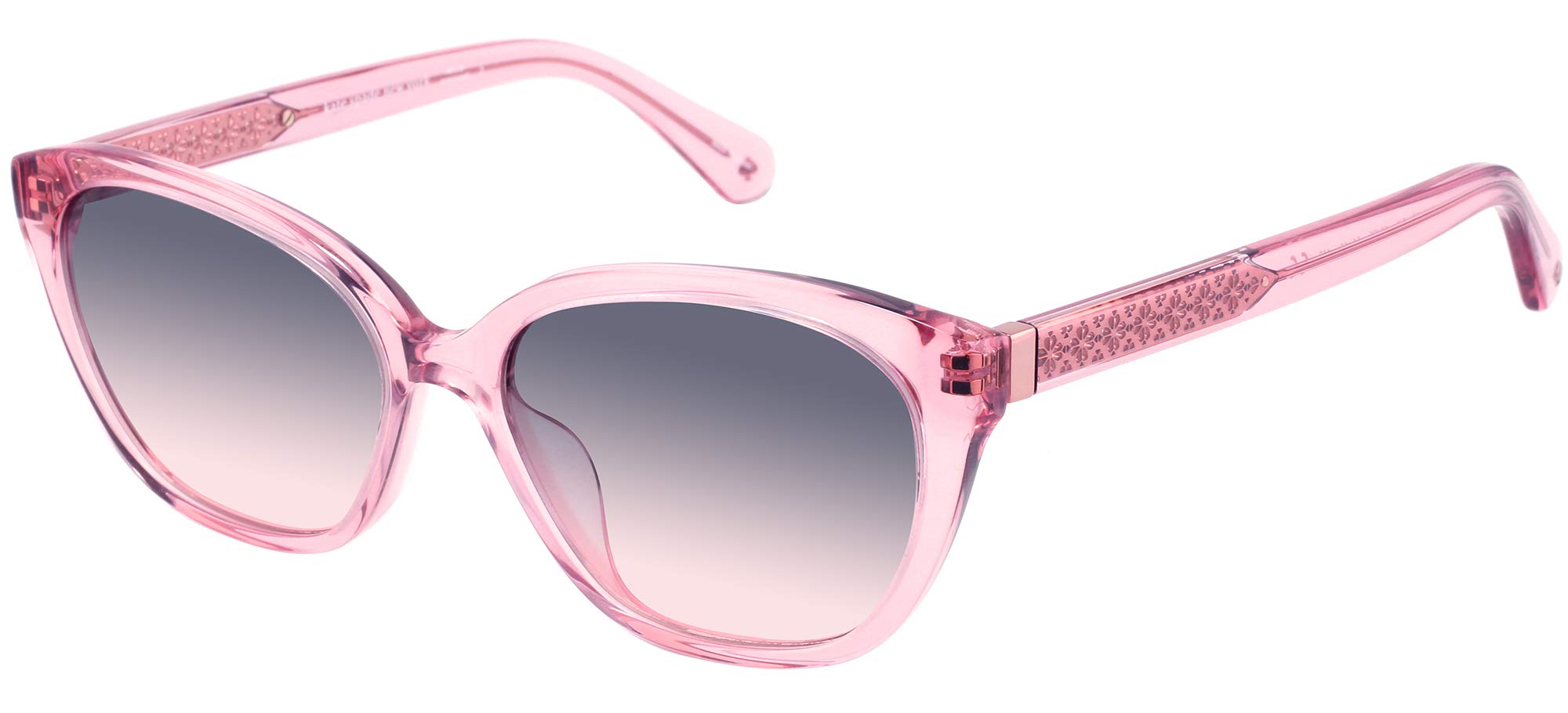 Kate Spade New York Women's Philippa/G/S Cat Eye Sunglasses, Pink/Gray Shaded Pink, 54mm, 16mm