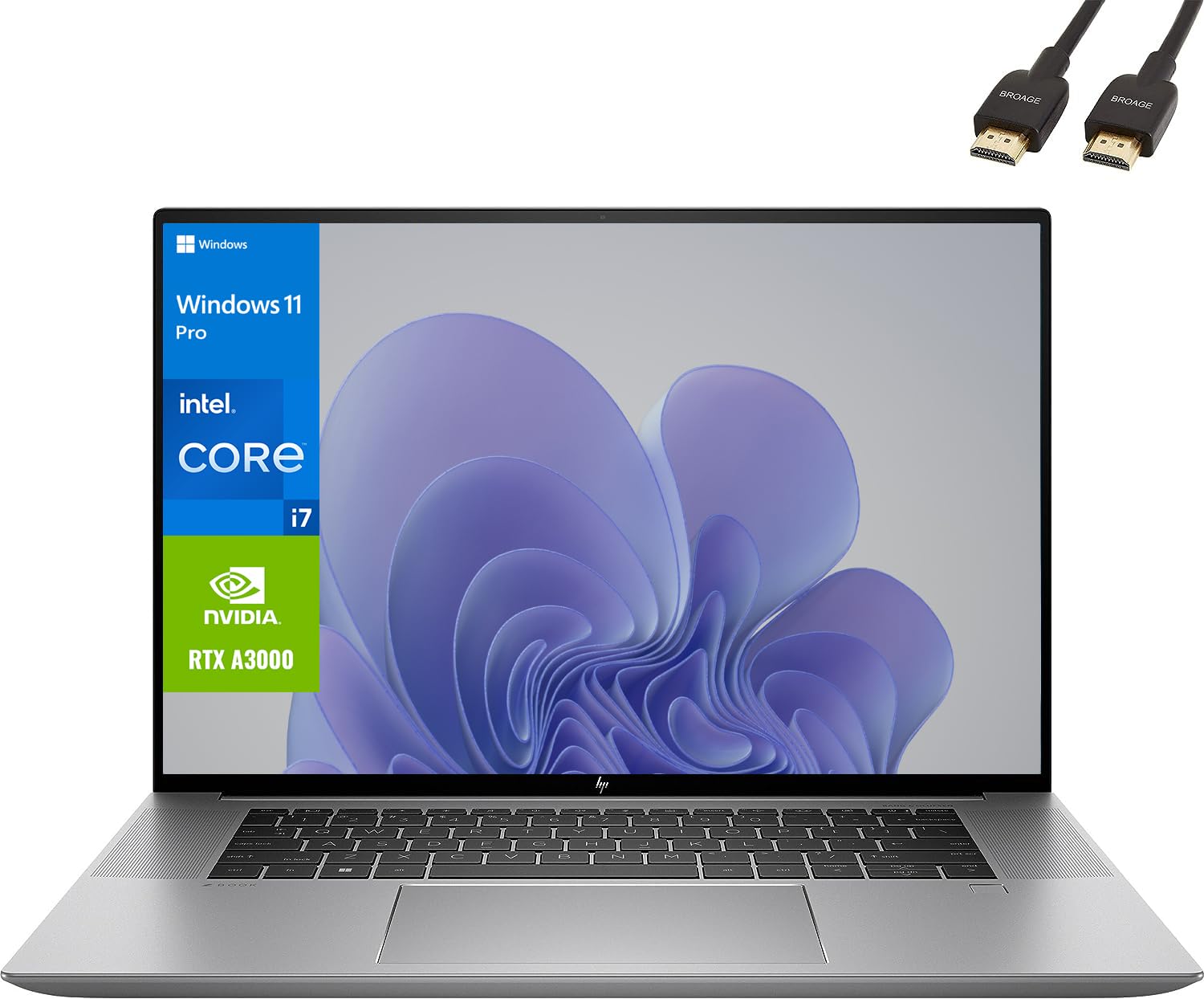 HP ZBook Studio G9 Mobile Workstation Business Laptop, RTX A3000 12GB GDDR6, 16" FHD+ 400nits, 12th Gen Intel 14-Core i7-12800H, 64GB DDR5, 4TB PCIe SSD, WiFi 6E, BT 5.3, Windows 11 Pro