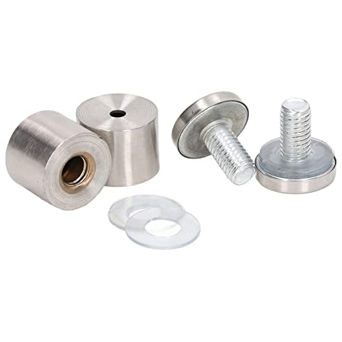 Standoff Screws, Stable Non Burrs Advertising Nails Hardware Smooth Trimming Polished Indoor Outdoor with Anchor for Displaying