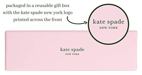 Kate Spade New York Black Ink Ballpoint Pen with Reusable Gift Box, Professional Office Pen for Women Accepts Standard Refills, Polka Dots (black/white)