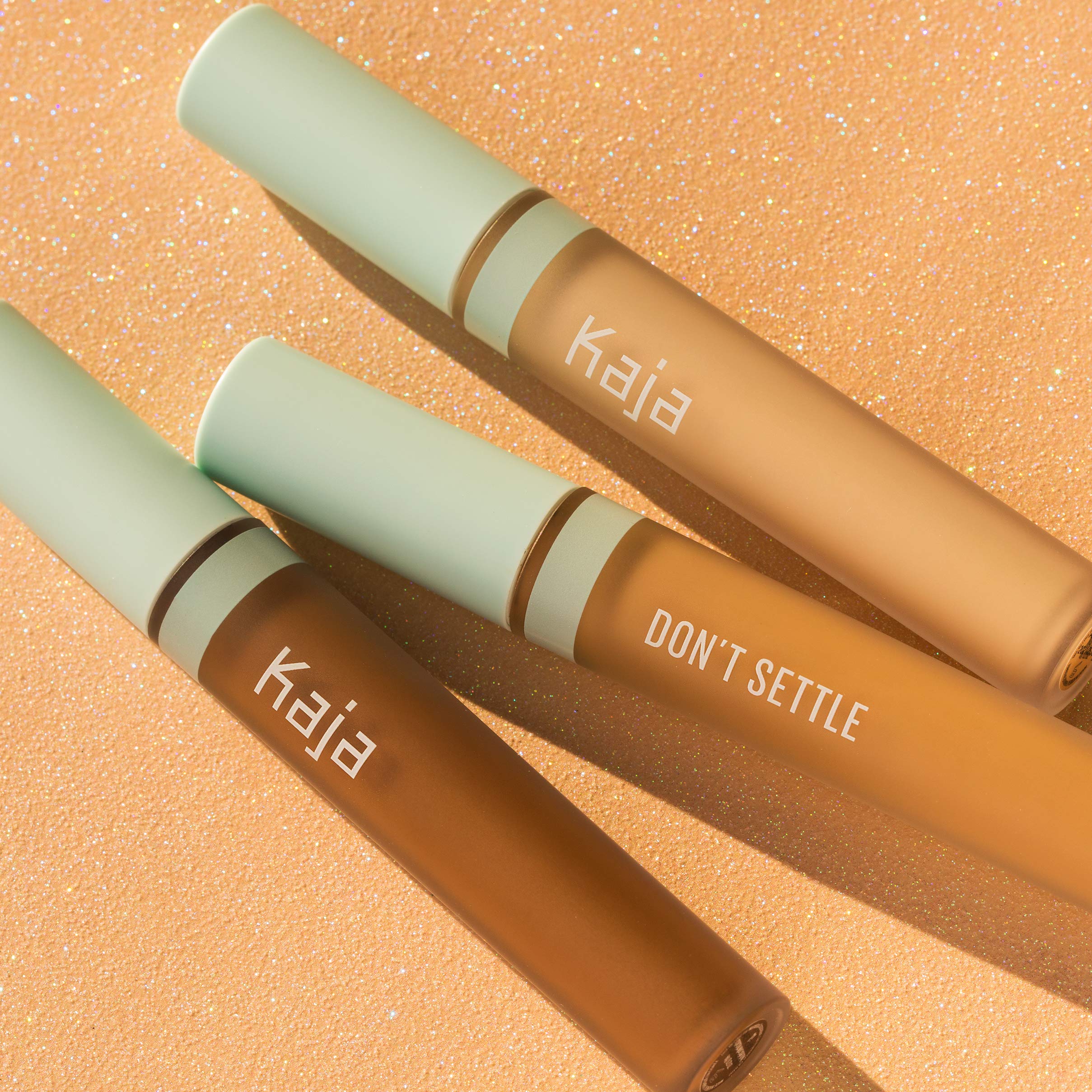 Kaja Liquid Concealer - Don't Settle | Buildable, Lightweight, Light-to-medium Coverage, Color-correcting, 06 Boba Tea, 0.21 Oz