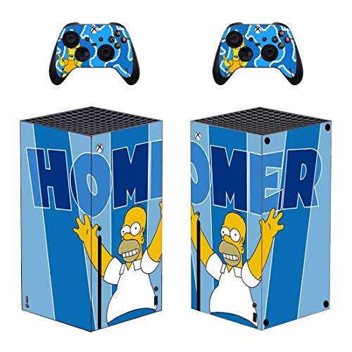 KAJAL MANI Vinyl Skin Sticker Decal Wrap for X-box-One-Series X Console Skin Set Famous Cartoon