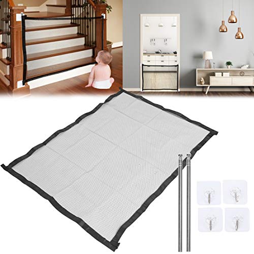 Jacksing Safty Baby Gate, Baby Door Gate Baby Gate Retractable Doorway Baby Gate for Indoor(S)