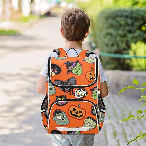 Sletend Large Capacity Printing Student Shoulder Bag for Children Teenagers Halloween Laptop Bag School Bag for Work School, Men's and Women's Travel Backpack