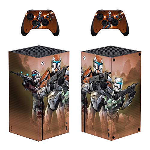 KAJAL MANI Vinyl Skin Sticker Decal Wrap for X-box-One-Series X Console Skin Set Galaxy Attack