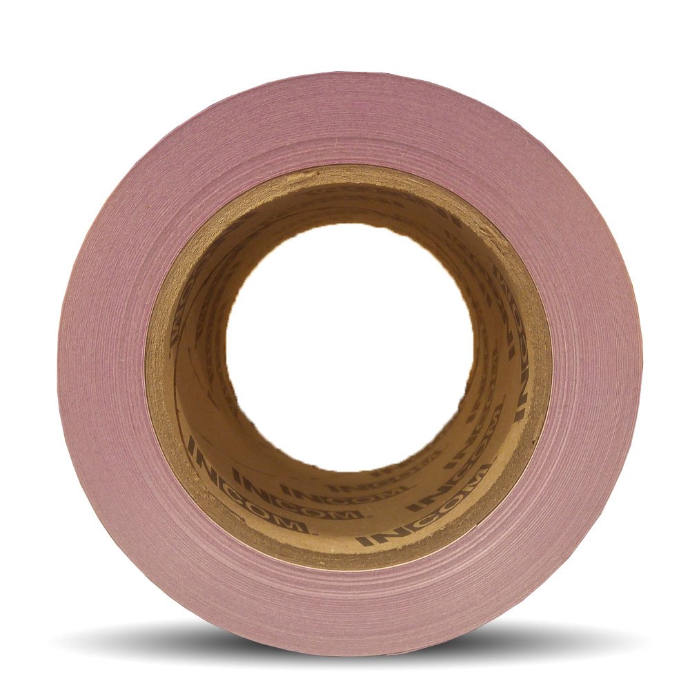 INCOM Manufacturing: Directional Flow Arrow Pipe Identification Vinyl Marking Adhesive Tape, 2 inch x 108 ft, Purple/White