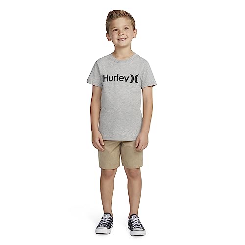 Hurley Boys' Big One and Only Graphic T-Shirt, Dark Gray, Large