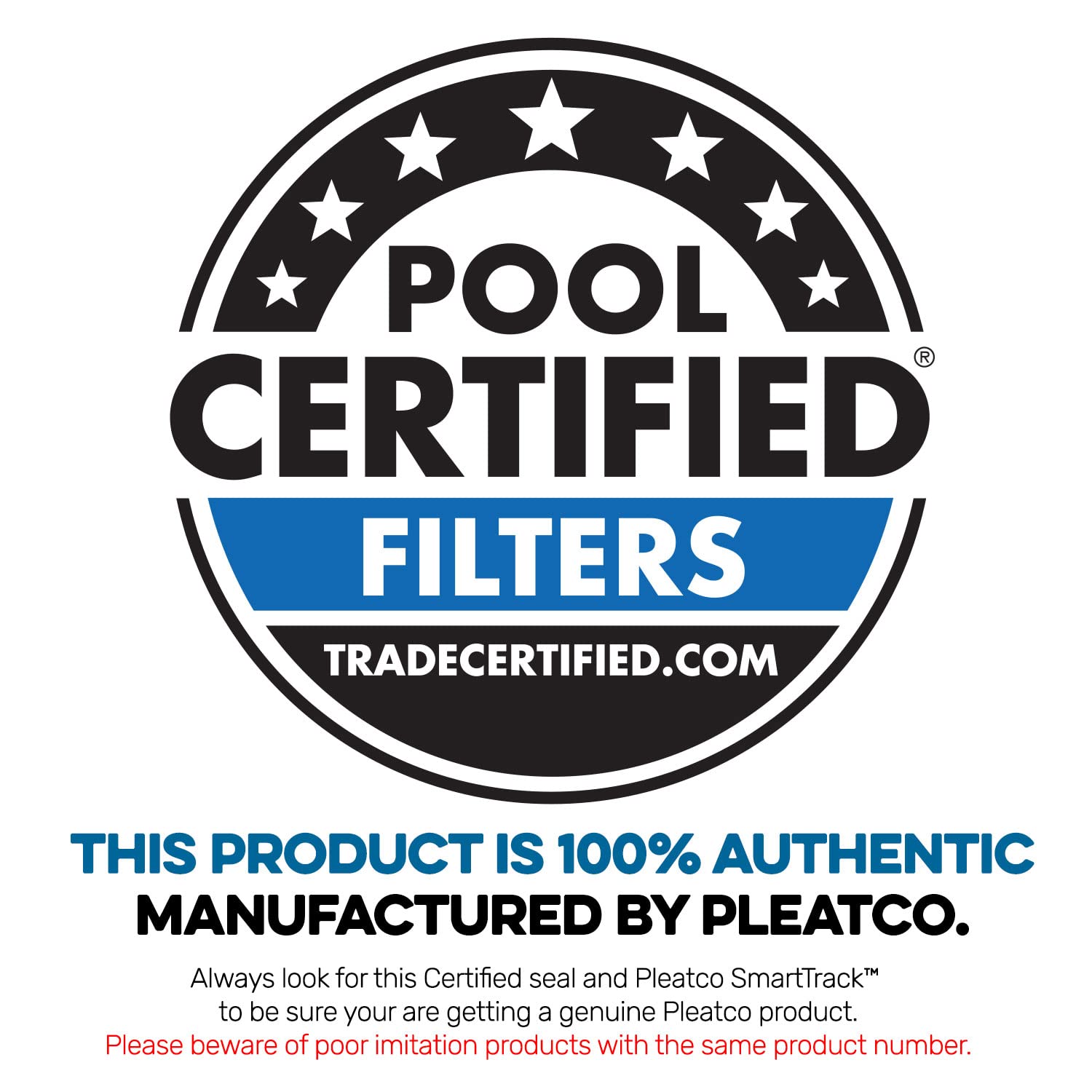 Pleatco PA106-PAK4-EC Pool Filter Cartridge Replacement for Unicel: C-7488-4, Filbur: FC-6430, OEM Part Numbers: CX880XREPAK4, White