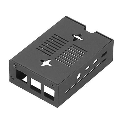 Soraz Protective Case Box, Professional Protective Case Rich Interfaces for Raspberry Pi 4B 2G 4G 8G for Protection(Metal Shell)
