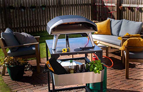 ooni Utility Box Medium β Durable Stainless Steel Utility Box - Fits onto Medium Modular Table or Used as Standalone Outdoor Kitchen Storage β Sleek Outdoor Kitchen Storage Solution