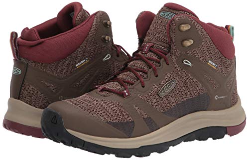 KEEN Womens Terradora 2 Waterproof Mid Height Hiking Boot, Canteen/Andorra, 9.5 US