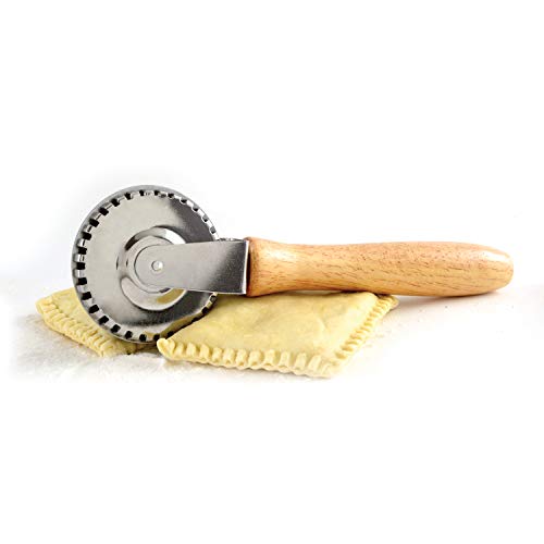 Norpro Stainless Steel Pastry Crimp-Cut-Seal, Metallic, 1 Count (Pack of 1)
