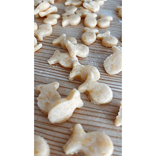 Mini Goldfish Cookie Cutter 1 Inch - Hand Made in the USA - CookieCutterCom Brand - Color May Vary