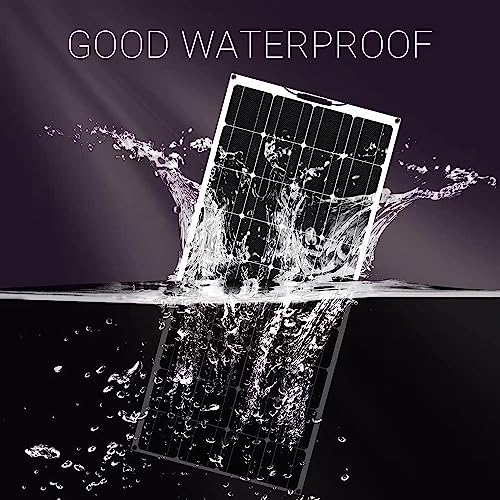 LOPMQRV 1600 Watt Solar Panel Kit,with 2Pcs 300 Watt Inverter 2pcs Charge Controller(40A) 4pcs 400 Watt Flexible Monocrystalline Solar Panel for 12-48V Battery Charging Car Camper RV Yacht