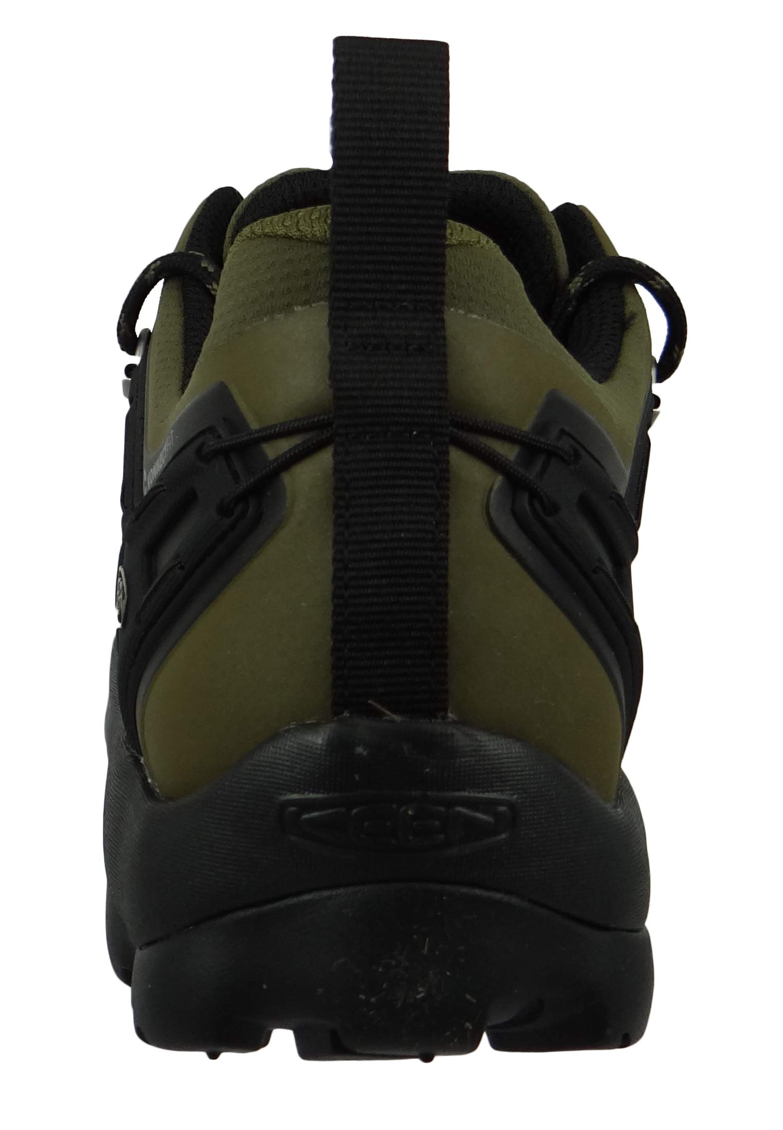 KEEN Men's Venture WP Hiking Boot, Black Yellow, 9
