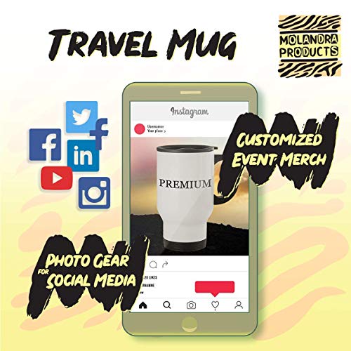 Molandra Products I'm Not One To Brag, But I Made It Out Of Bed - 14oz Stainless Steel Travel Mug, Silver