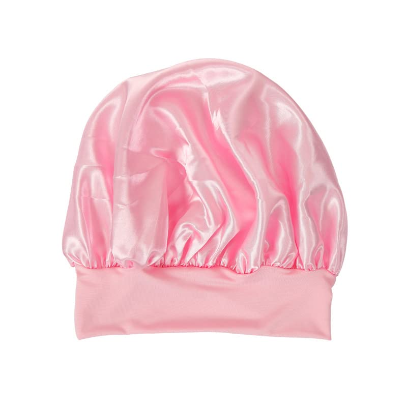 Satin Bonnets for Women, 4PCS Silk Bonnet Hair Bonnet for Sleeping Silk Night Sleep Cap for Girls