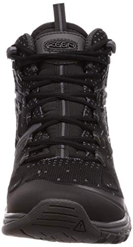 KEEN Women's Terradora EVO MID Hiking Boot, Black/Magnet, 5.5 M US