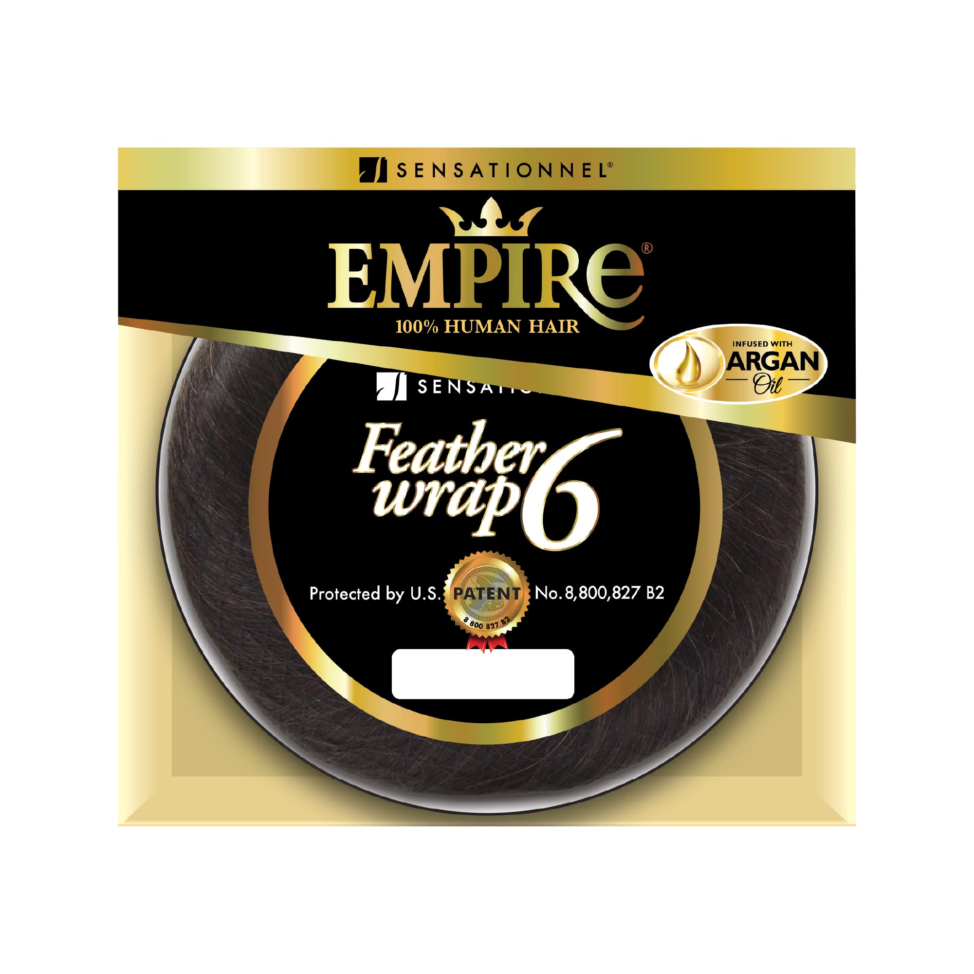 Sensationnel Empire Bump Weaving Hair - Feather Wrap 6 Inch Human Hair Weave (613 BLONDE)