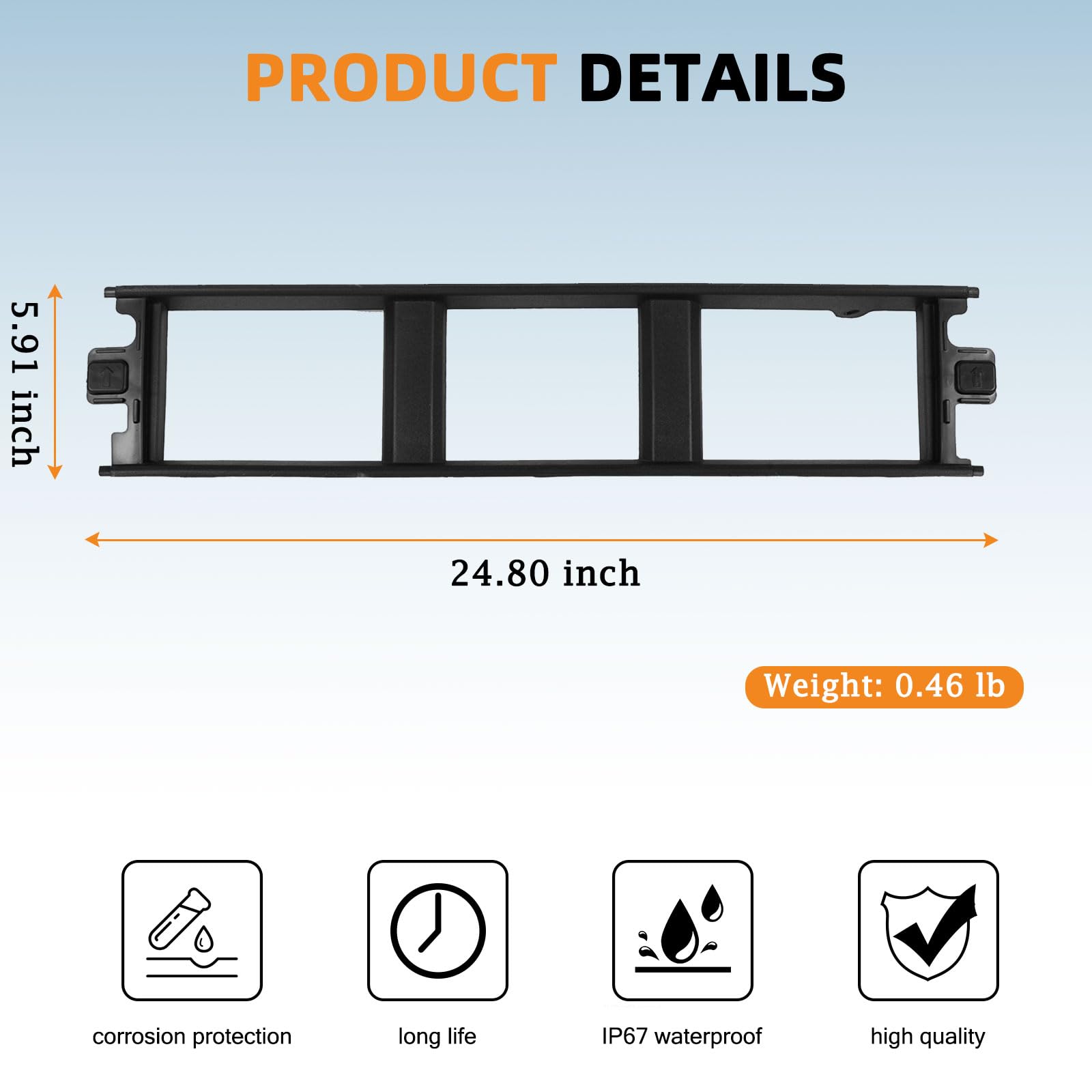 KARPAL Front Bumper Lower Center Cover Compatible With 2018-2020 Ford F-150 3.3L 5.0L JL3Z17B968AB