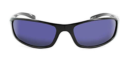 Optic Nerve - 2022 Premium & Affordable Polarized Sport Sunglasses for Men/Women, Backwoods Edition with Shiny Dark Demi Frame/Brown Lens