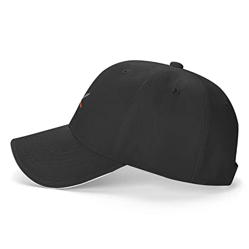 Pirate Ship Knife Hat for Men Women Casquette,Casual Sandwich Baseball Caps,Free Adjustment of Cap Size Black