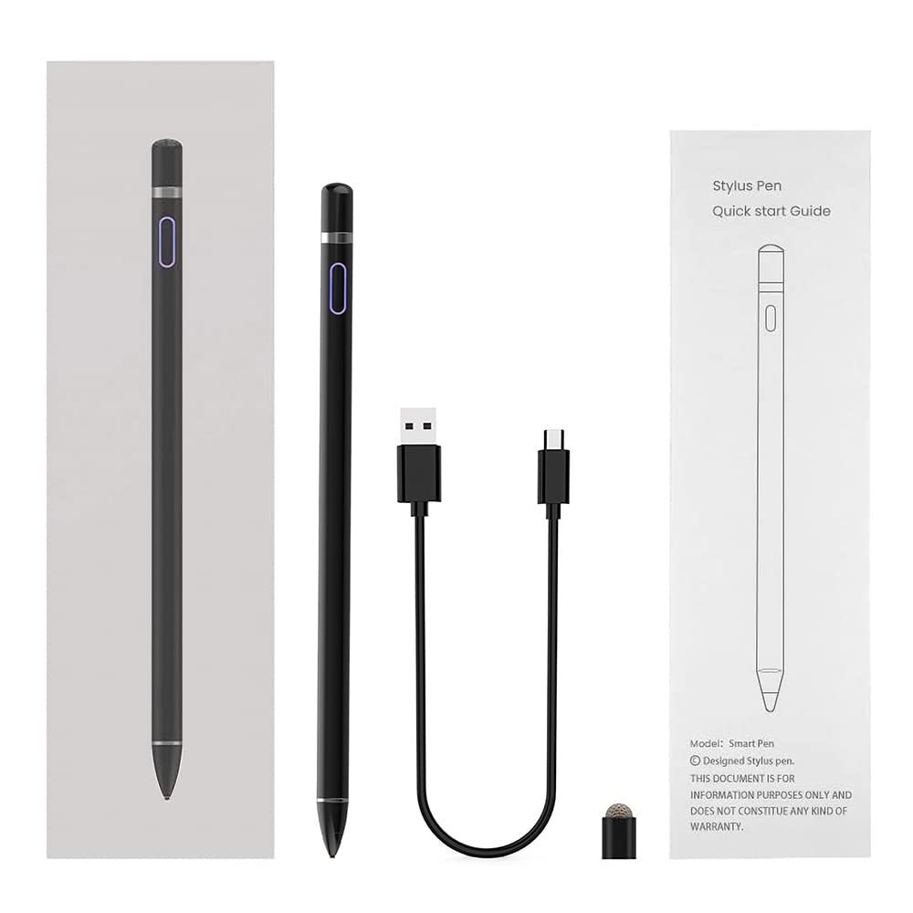 Stylus Pen for iPad Apple Pencil for iPad 9/8/7/6/5/4/3/2 Pro 12.9/11/10.5/9.7 Air 5/4/3/2 Mini 6/5/4 Alternative 2nd 1st Generation Stylus Pens for Touch Screens