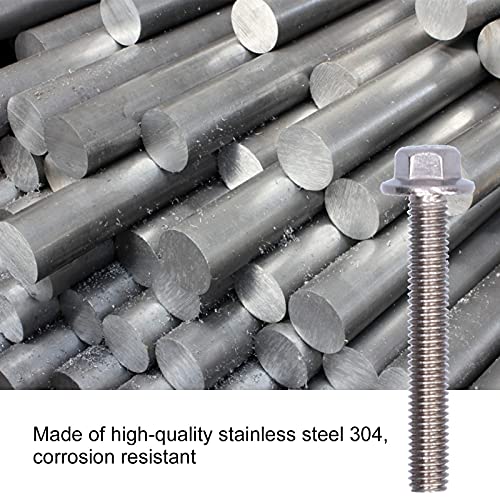 Screw Assortment, M5 10/12/16/20/25/30/35/40mm Screw Kit for Worker for Hex Bolts for Machinery Industry for Handyman(M5*35)