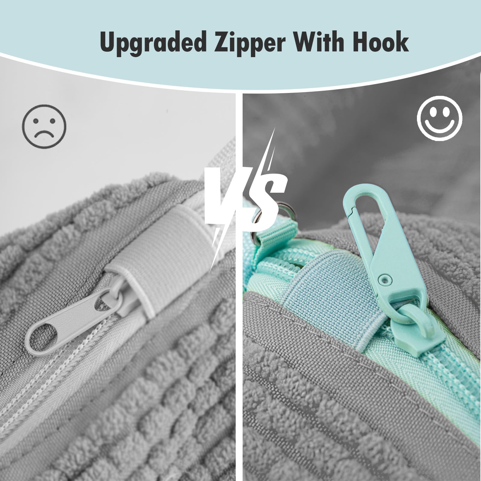 Shoe Washing Machine Bag, 360°All-around Cleaning Shoe Laundry Bag, Upgraded Durable Zippers, 12000+ Fluffy Fibers for Machine Washable Sneakers, Red
