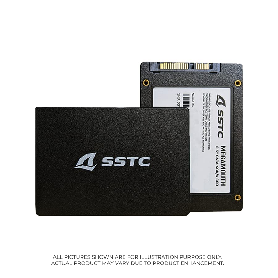 SSTC Megamouth 120GB SATA 3 2.5" Internal SSD (SSTC-MM120-25) - 3 Pack