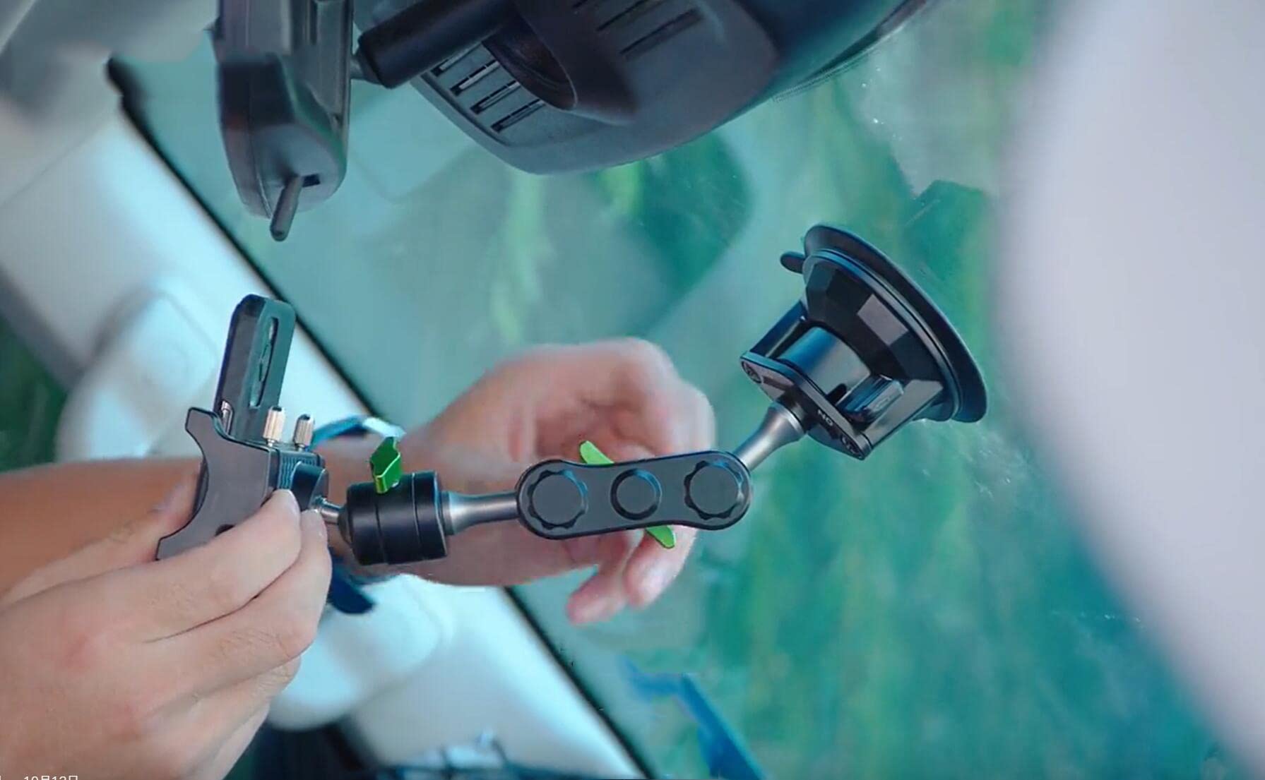 Universal Ball Head Arm for Phone 2023 New 360° Rotating Car Phone Holder Mount Ballhead Magic Arm Suction Cup Phone Holder for Car Dashboard Windshield Vehicle Sunroof