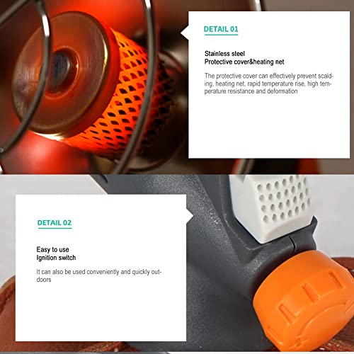 Portable Camping Heater,MoreChioce Patio Tent Propane Heater Mini Patio Heaters Camping Gas Heater for Winter Outdoor Backpacking Picnic