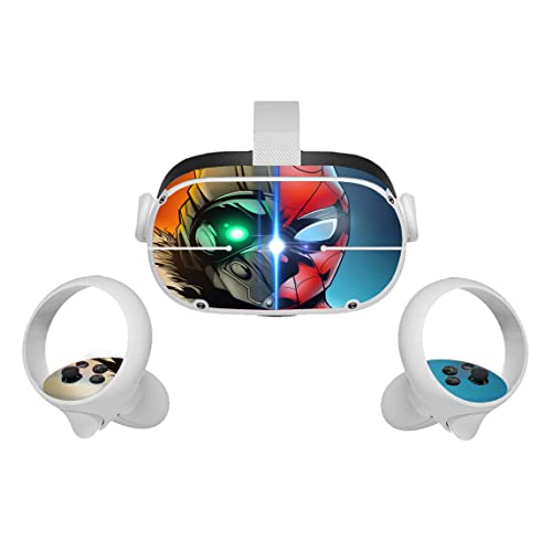Red Spider Hero Movie Oculus Quest 2 Skin VR 2 Skins Headsets and Controllers Sticker Protective Decal Accessories