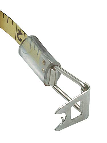 ProTape, Auto-Rewind Tape Measure (3/8" wide x 100' long),Nylon Coated Blade 47322 (900B), Increments by 1/8th of an inch.