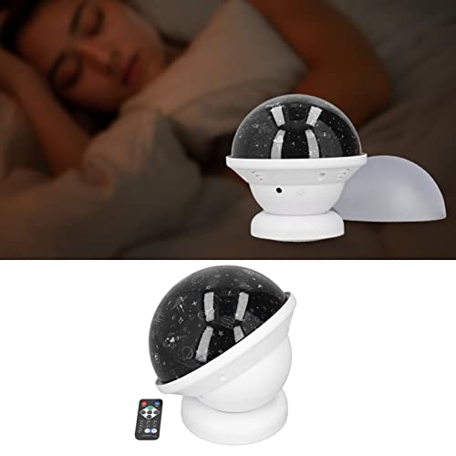 RGB Star Projector Magnetic Base 360° Swivel Sound Activated Glow in The Dark Projector Small Size, Easy to Carry
