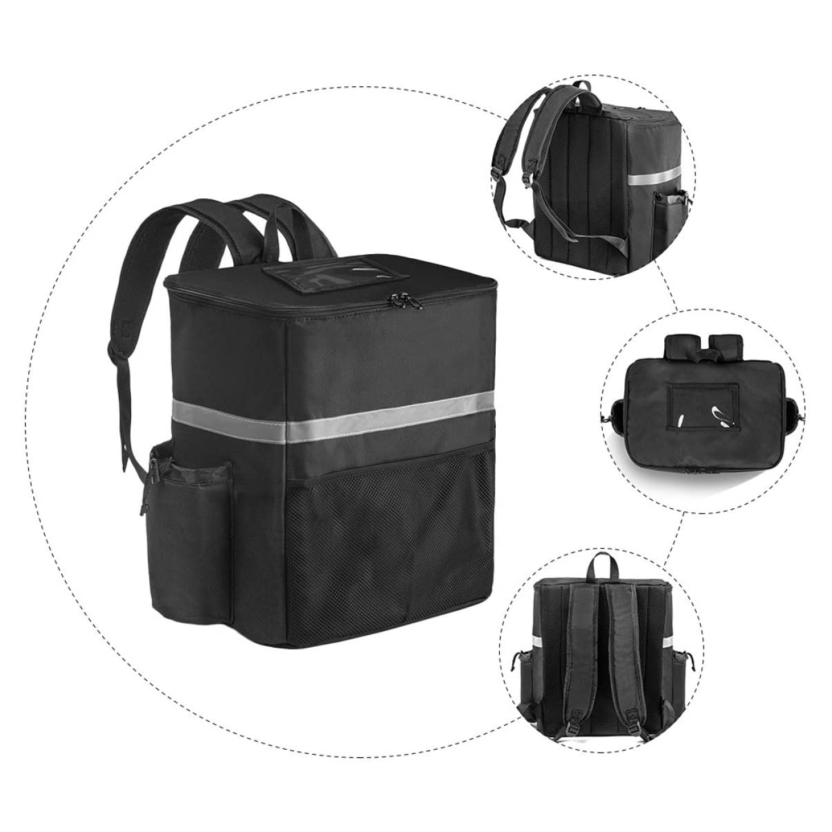 Thermal Food Delivery insulated pizza delivery backpacks cooler backpack lightweight insulated backpack cooler Backpack Insulated Pizza