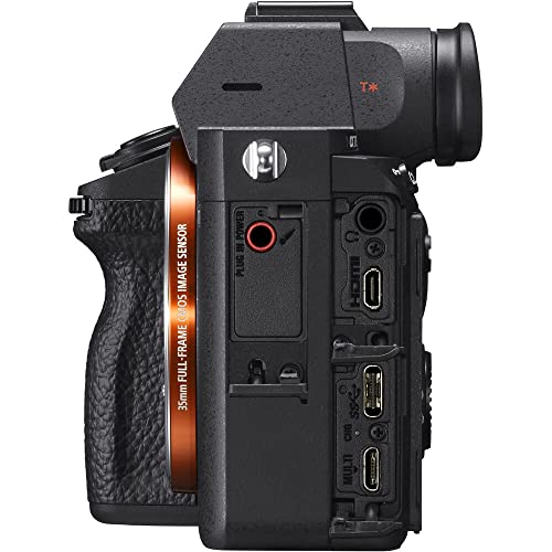 Sony a7 III Mirrorless Camera (ILCE7M3/B) + 4K Monitor + Rode VideoMic + 2 x 64GB Memory Card + Bag + 3 x NP-FZ100 Compatible Battery + Card Reader + LED Light + Corel Photo Software + More (Renewed)