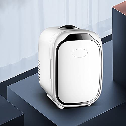 Makeup Mirrors Wall Mounted Skincare Fridge Mini Fridge 6L Compact Refrigerators for Bedroom Makeup Cosmetics Refrigerator for Skincare Travel Portable Refrigerator (Car and Home Dual Use) (Black)