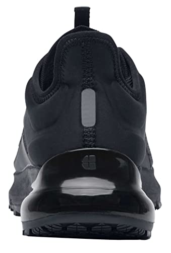 Shoes for Crews Gia, Women's Slip Resistant Work Shoes, Black, Size 7