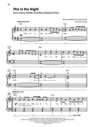 Harry Potter -- Sheet Music from the Complete Film Series: Easy Piano