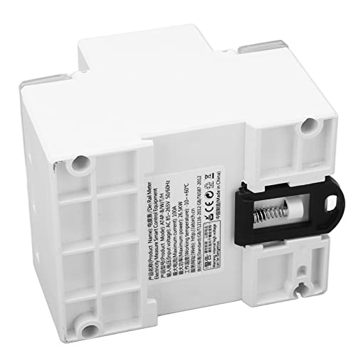 WiFi Electric Meter, Sharing Management AC85β265V Double Alarms APP Control Smart Power Monitor with 2.4in TFT Display for Shopping Mall