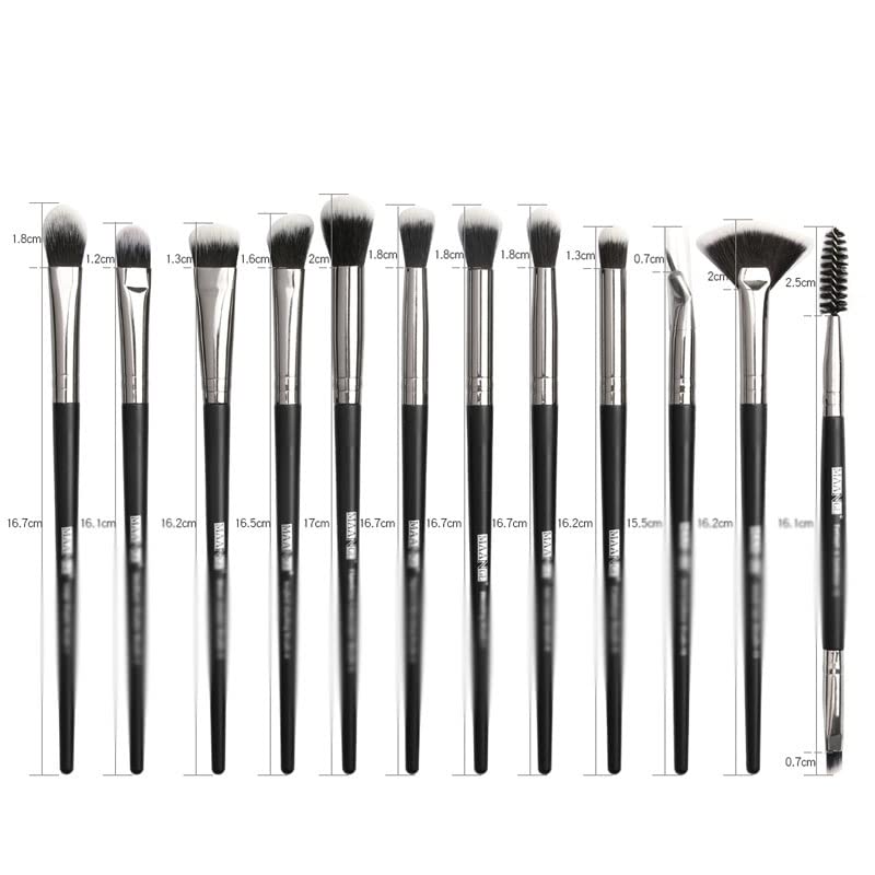 TREXD 20Pcs Makeup Brushes Set Multifunctional Brush Powder Eyeshadow Make Up Brush With Portable PU Case Beauty Tools