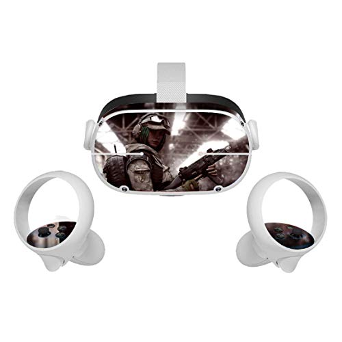 Rainbow Shooting Video Game Oculus Quest 2 Skin VR 2 Skins Headsets and Controllers Sticker Protective Decal Accessories