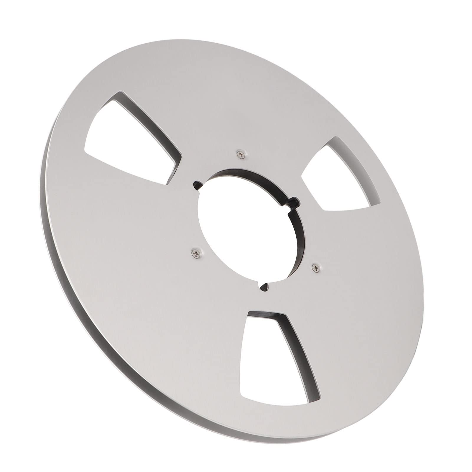 Recording Tape Reel, 10inch 14 Empty Tape Reel Universal Durable Aluminum Alloy for Reel Tape Recorder Accessory (Silver)