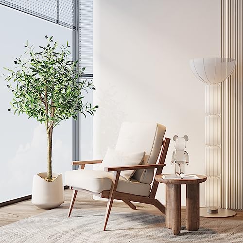 YOLEO 5FT Artificial Olive Tree Faux Tree with Lifelike Leaves Fake Plant for Living Room Bedroom Balcony Corner Office Decor