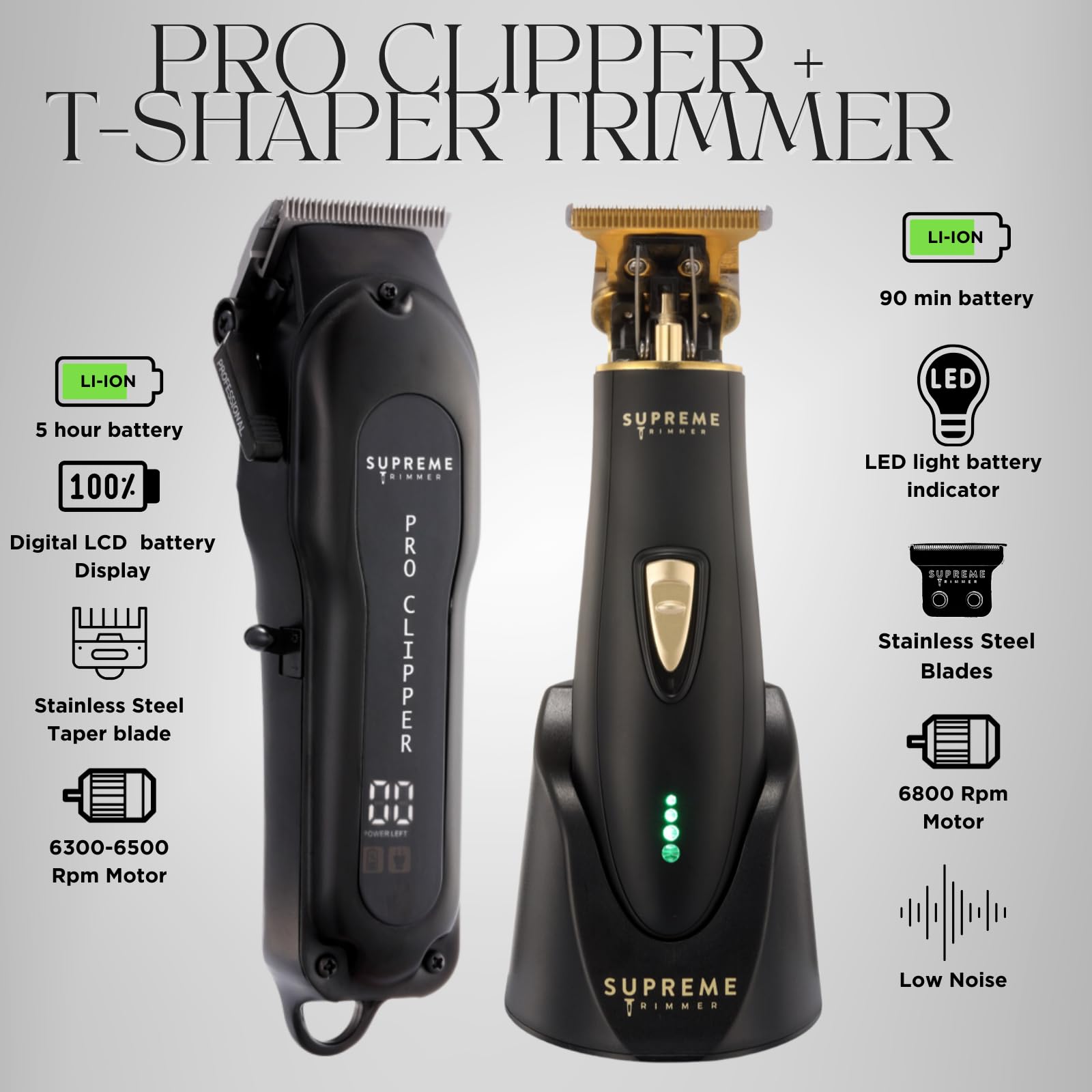 Supreme Trimmer Barber Kit